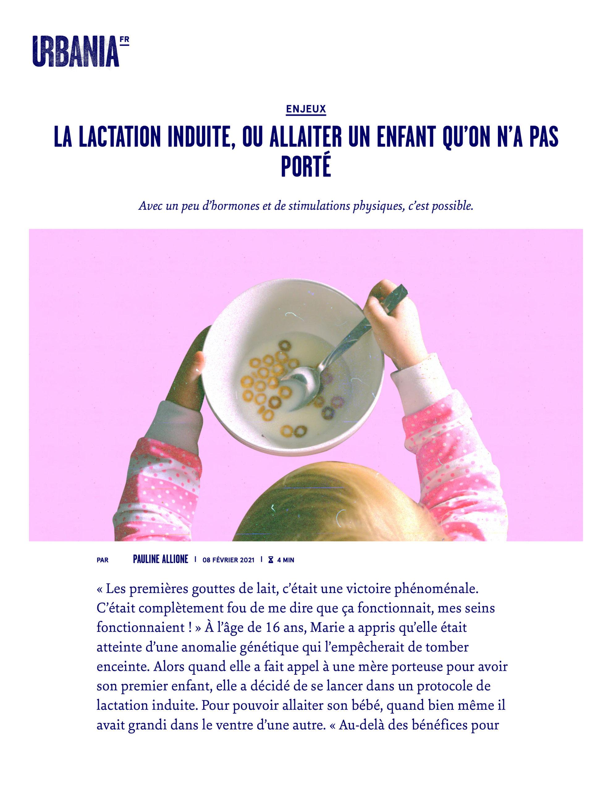 Lactation Induite – HYPER MARIE